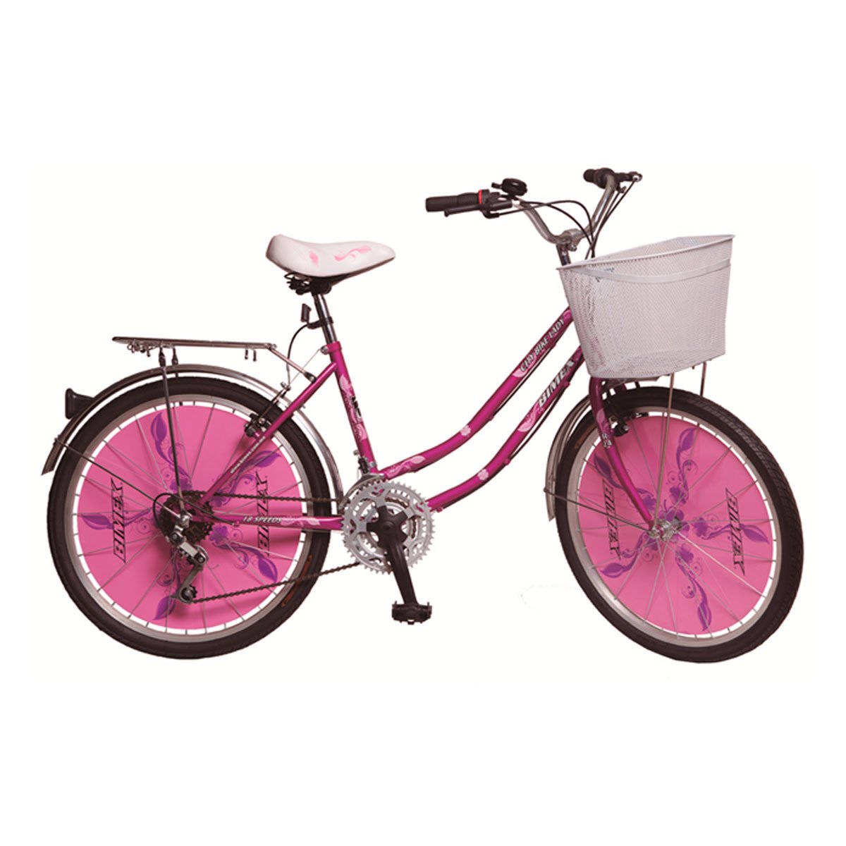 BICICLETA BIMEX RODADA 24 CITY BIKE LADY 18 VELOCIDADES | SEARS.COM.MX ...
